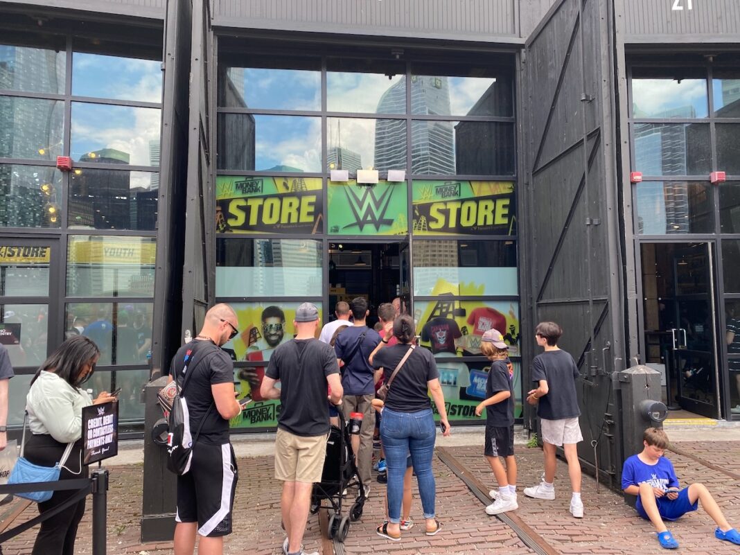 Inside the Pop-up: The WWE Money in the Bank 2024 Store by Fanatics in ...