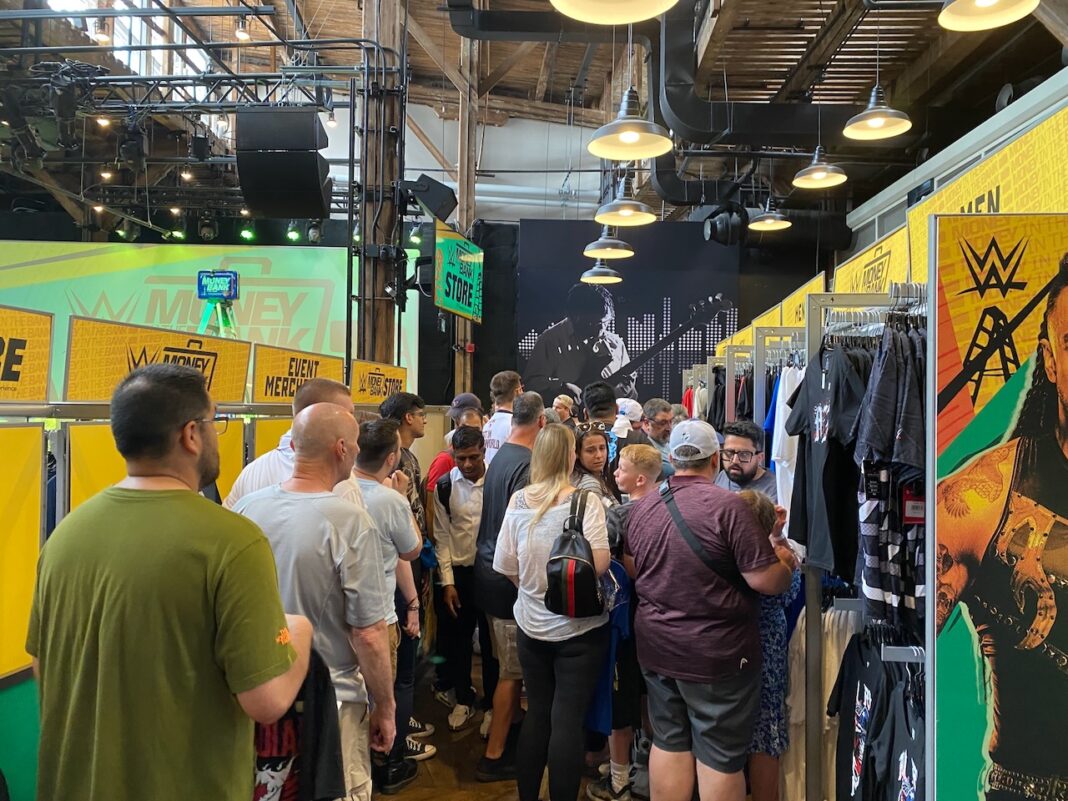 Inside the Pop-up: The WWE Money in the Bank 2024 Store by Fanatics in ...