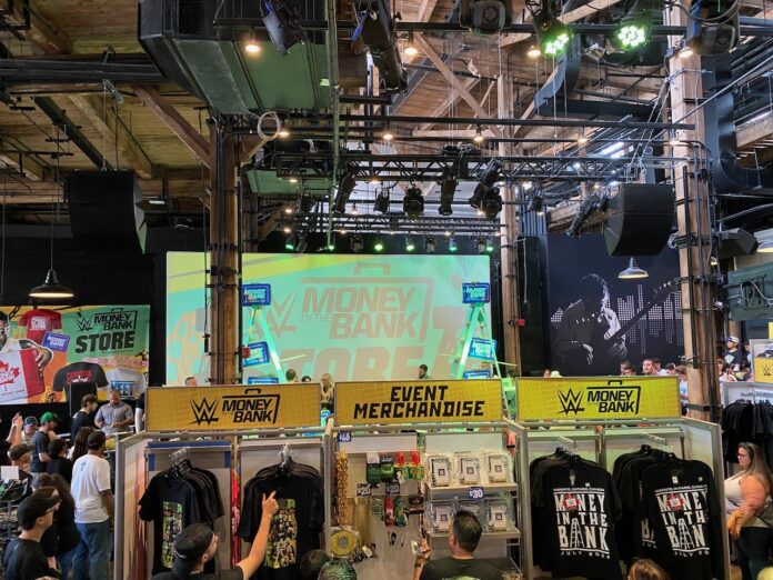 Inside the Pop-up: The WWE Money in the Bank 2024 Store by Fanatics in ...