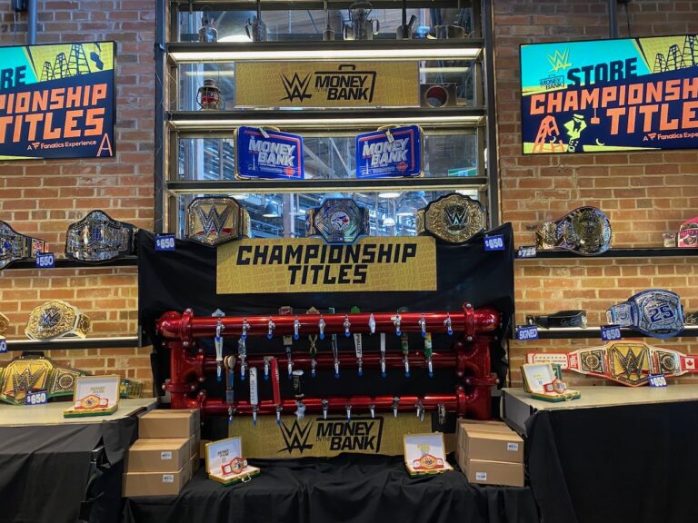 Inside the Pop-up: The WWE Money in the Bank 2024 Store by Fanatics in ...