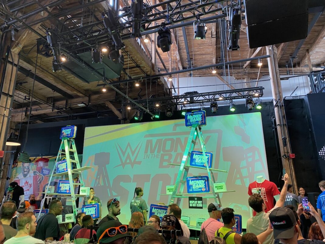 Inside the Pop-up: The WWE Money in the Bank 2024 Store by Fanatics in ...